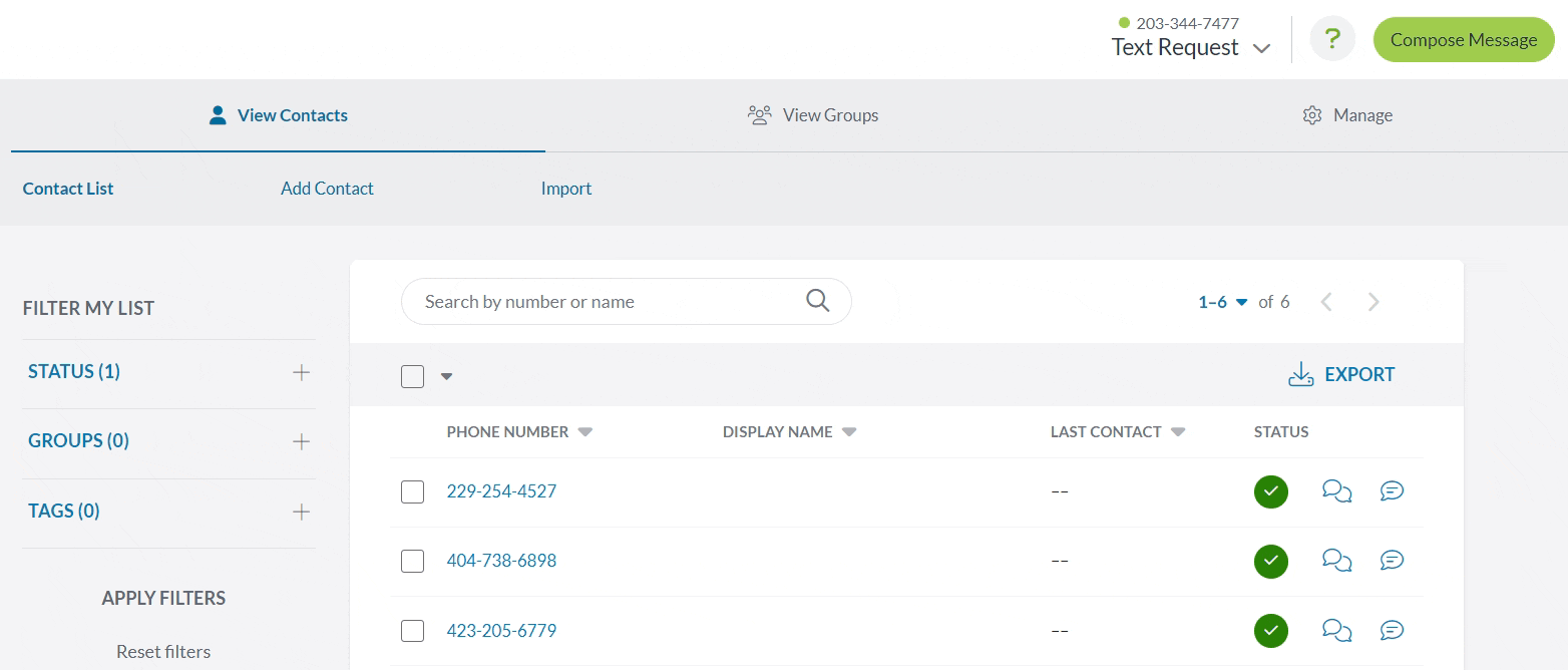 Importing Contacts